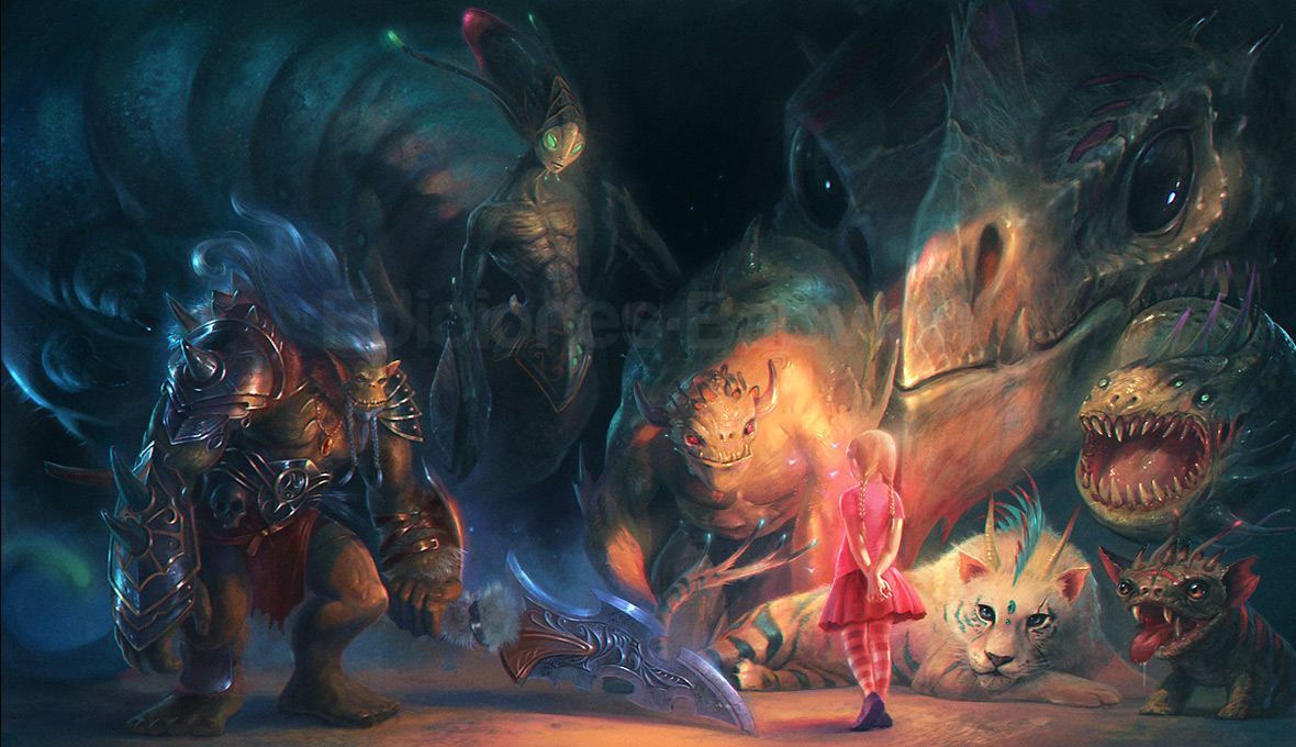 2D Art: Don't Be Afraid, Monsters - 2D Digital, Concept art ...